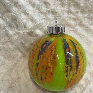 Mazz | Holiday | Hand Painted Glass Art Ornament 436 | Poshmark